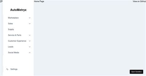 React Minimal Side Navigation Example Forked Codesandbox