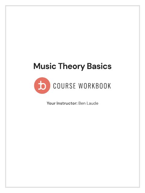 Music Theory Basics Ben Laude Tonebase Bass Workbook Pdf