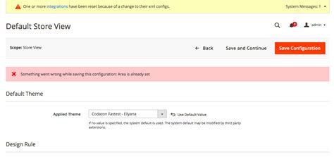 Php Unable To Change Magento2 Theme In The Backend Design