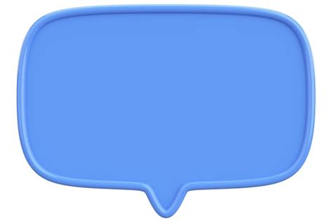Premium Photo Speech Bubble Text Box 3d Illustration