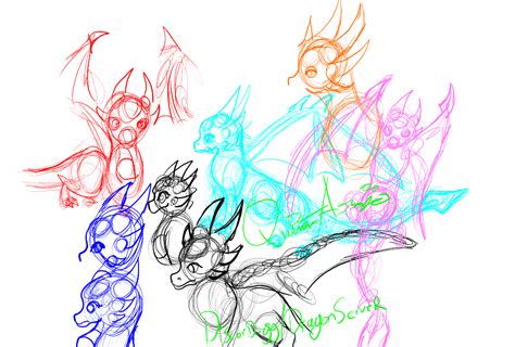 Cynder Sketch Practice By Qthedragon On Deviantart