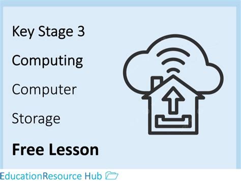 Free Lesson 1 Resources For Key Stage 3 Computer Storage Teaching