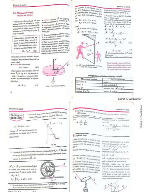 3 Statica Fizica Clasa 9 Pdf