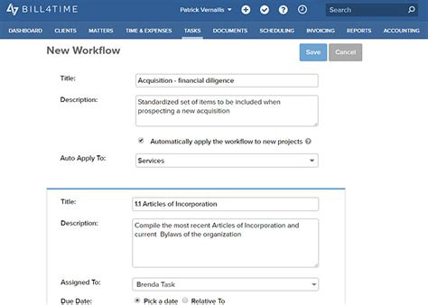 Task Management Bill4time