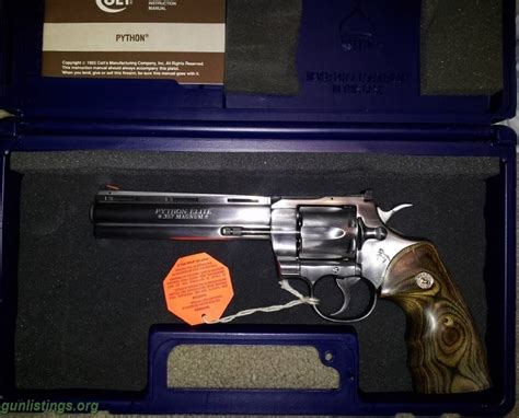 Gunlistings Org Pistols Colt Python Elite Magnum Stainless Steel For Sal
