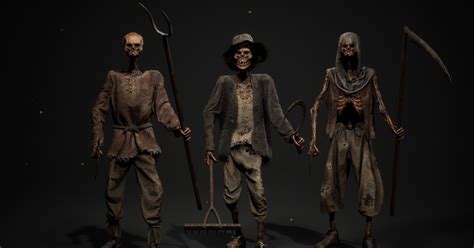 Medieval Persant Skeleton Modular 3d Humanoids Unity Asset Store