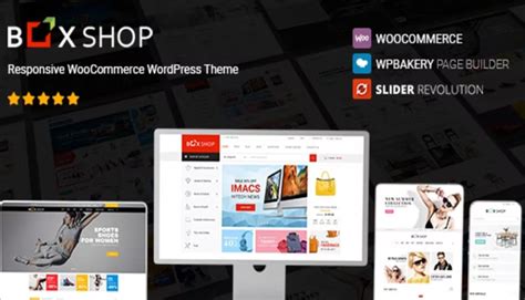 BoxShop Responsive WooCommerce WordPress Theme Gplplace