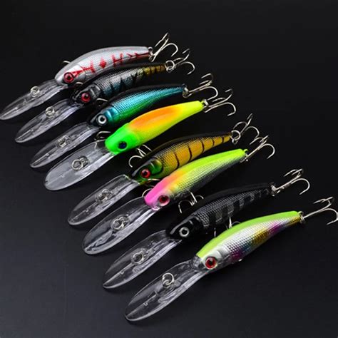 Wholesale 8pcs Carp Bait Fishing Lures Minnow 10cm79g Bass Carp Bait