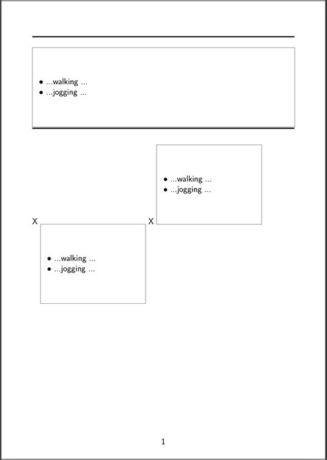 Minipage Text In Middle Of Two Horizontal Rules Tex Latex Stack