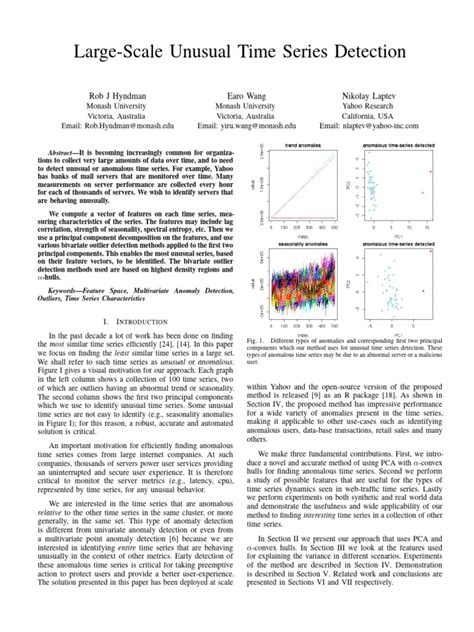 Large Scale Unusual Time Series Detection Pdf Principal Component