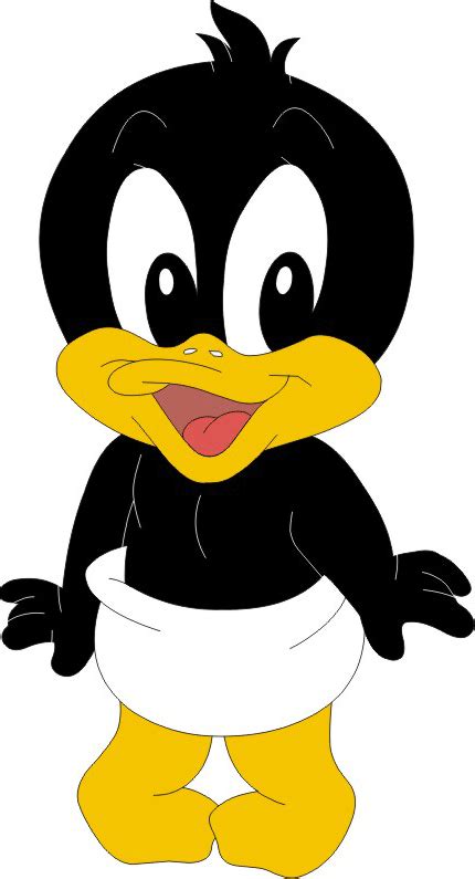 Coloriage Bebe Daffy Duck à Imprimer