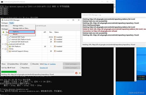 安装 Android Sdk 时， 连不上各种尝试 解决：failed To Fetch Url Dl