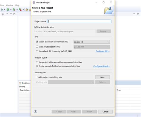 Create New Java Project In Eclipse Studyopedia