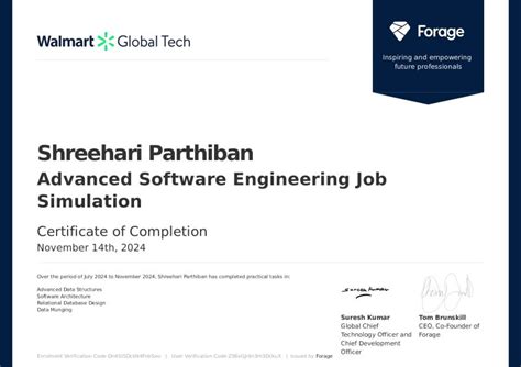 Shree Hari On Linkedin Walmartglobaltech Softwareengineering Forage Java Databasedesign Uml…