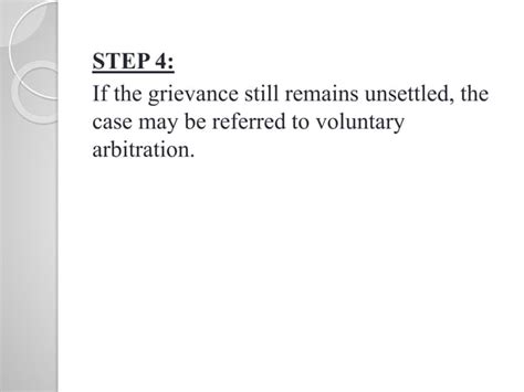 Grievance Handling Procedure PPTX