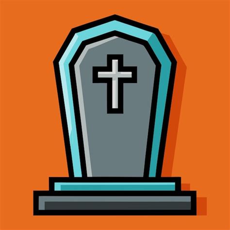 Desenho De Ilustrações Vetoriais De Tombstone Clip Art Vetor Premium