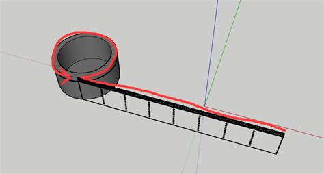 请问怎么把平面跟附着圆柱体上？ 问吧 专注于sketchup技术及设计的知识问答站点