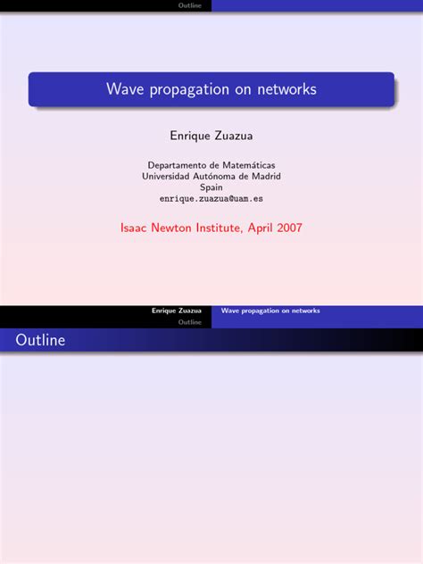 networks pdf inverse problem waves