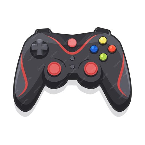 Premium Vector Joystick Cartoon For Gamers With White Background