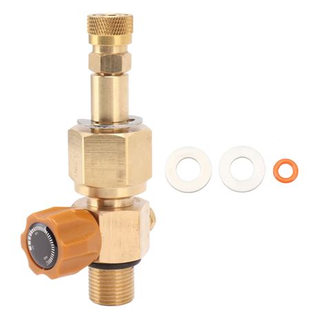 Brass 5000psi M18x1 5 High Pressure Switch Valve With Gold 8mm Female Connector For Co2