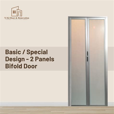 Basicspecial Design 2 Panels Bifold Door Direct From Factory