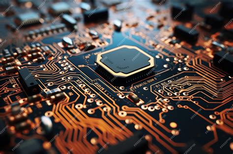 Premium Ai Image Delicate Exhibition Of Circuit Boards Intricate