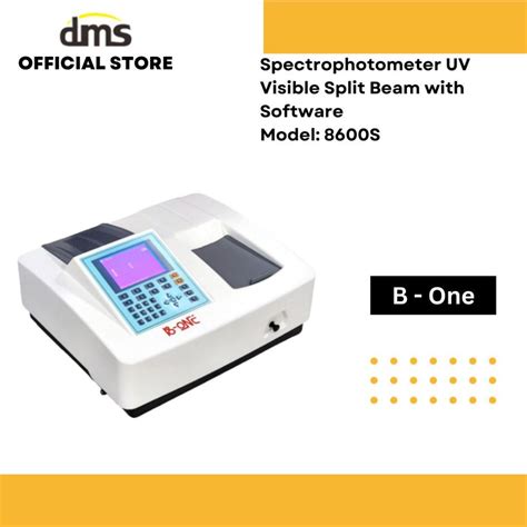 Jual Spectrophotometer Uv Visible Split Beam With Software B One