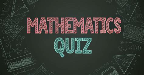 Challenging Mathematics Quiz