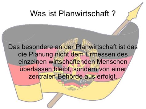 Planwirtschaft In Der Ddr