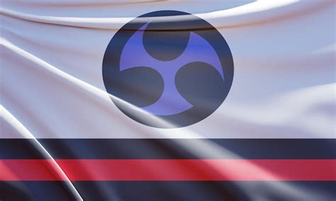 Premium Photo 3d Illustration Of Ryukyu Flag On Wavy Fabric