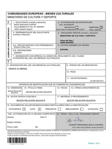 Export Authorisation Pdf