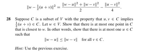 Solved 28 Suppose C Is A Subset Of V With The Property That Chegg Com