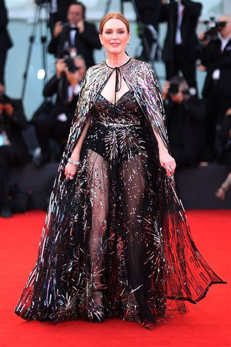 Julianne Moore 61 Has Epic Legs In Sheer Dress Bodysuit In Pics