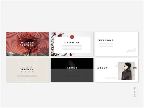 Oriental Powerpoint Template Etsy