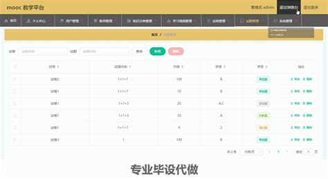 基于ssm和vue的计算机公共基础课程mooc教学平台设计 含源码mooc平台 后台系统 Csdn博客