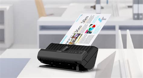 B11B270503 Epson WorkForce ES C320W Wi Fi Portable Sheet Fed Document Scanner Network