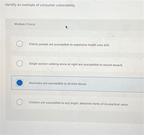 Solved Identify An Example Of Consumer