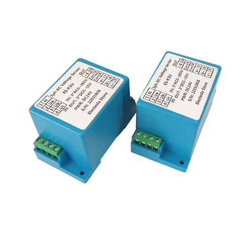 Dc Hall Effect Voltage Sensor Din Rail Input Dc 0 100v 50 Off