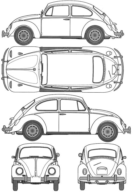 Vw Bug Outline