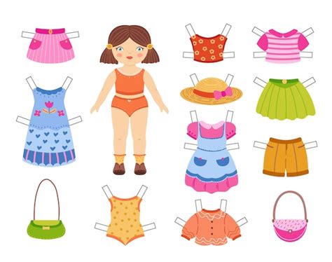 Cartoon Girls Playing Dress Up