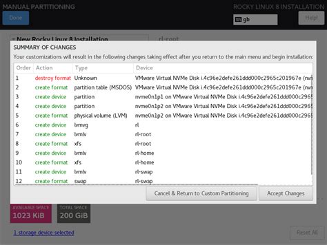 how to create a rocky linux server template in vmware manual
