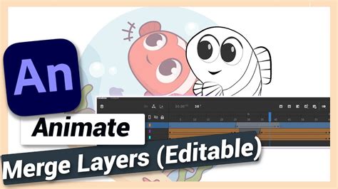 Merge Layers With Animation Editable Adobe Animate Cc Tutorial