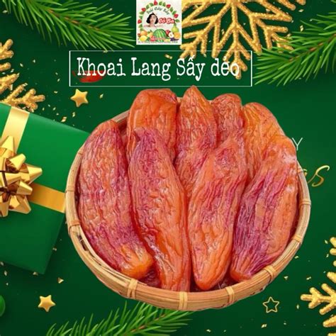Bán Sỉ 1kg Khoai Lang Sấy Dẻo Đóng Gói Từng Củ Tách Biệt Tiện Lợi