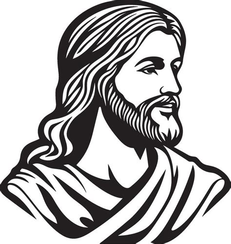Jesus Outline Vector Art Icons And Graphics For Free Download