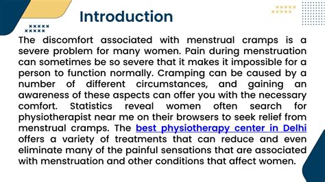 Ppt How Physiotherapist In Delhi Helps With Menstrual Cramps