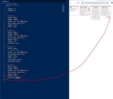 Css Over Flow