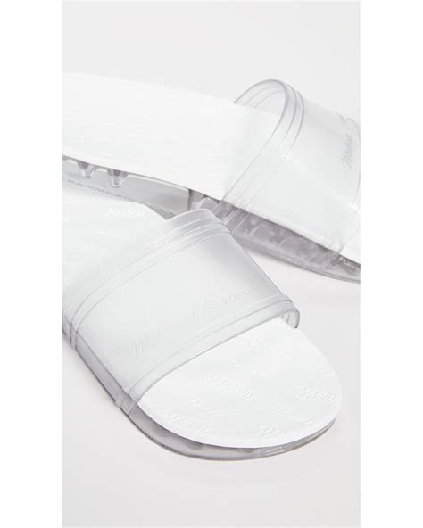Melissa Slide Rider Slides In White Lyst Atelier Yuwa Ciao Jp