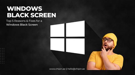 Windows 10 Black Screen Top 5 Reasons And How To Fix