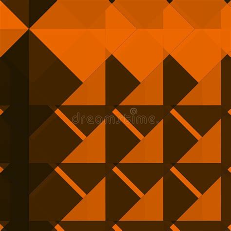 Seamless Pattern With Squares And Triangle Shapes Stock Vector