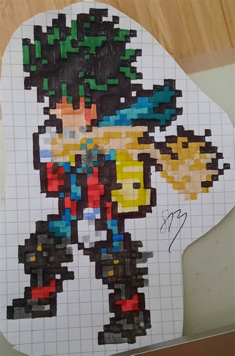 Vigilante Deku In Pixel By Fdfxfhj On Deviantart